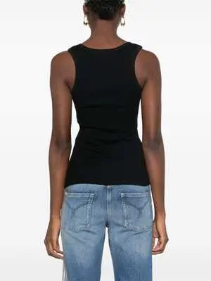 Pinko Logo-print Tank Top - Black