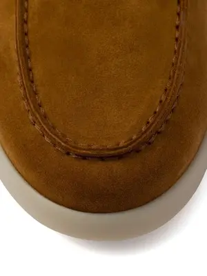 Prada Suede Mules - Brown