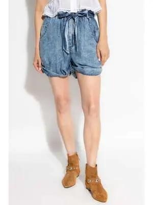 MARANT ETOILE Pierine Thigh-length Shorts - Blue