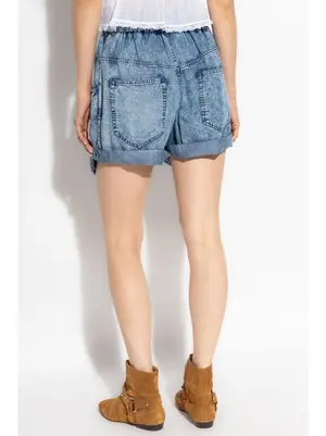 MARANT ETOILE Pierine Thigh-length Shorts - Blue