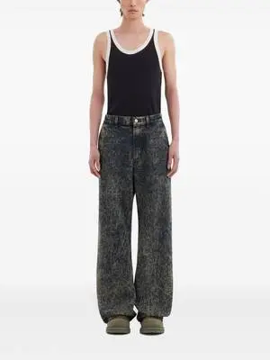 Marni Distressed-effect Wide-leg Jeans