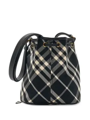 Burberry Check-print Bucket Bag