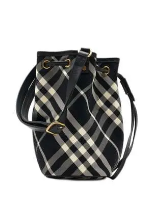 Burberry Check-print Bucket Bag