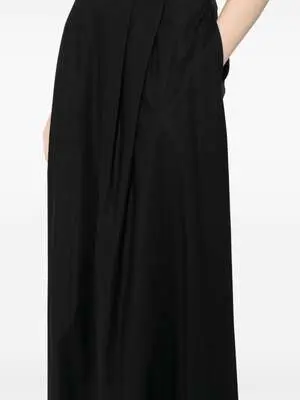 REFORMATION Lucy A-line Maxi Skirt - Black