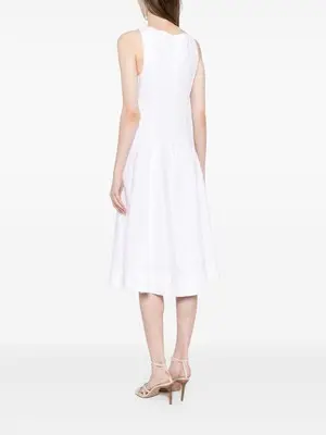 REFORMATION Linen V-neck Dress