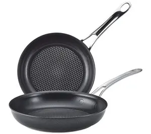ANOLON X Hybrid Nonstick Induction 2pc Frying P An Set - One-color