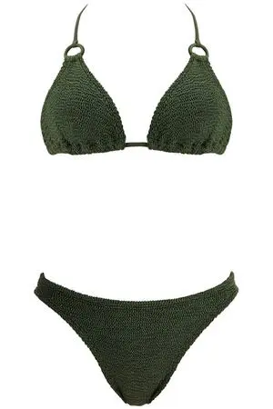 Hunza G Eva Bikini Set For Green