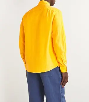 Vilebrequin Linen Caroubis Shirt - Yellow