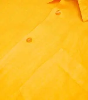 Vilebrequin Linen Caroubis Shirt - Yellow