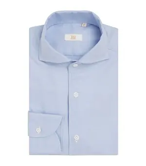 100HANDS Cotton Oxford Shirt - Blue