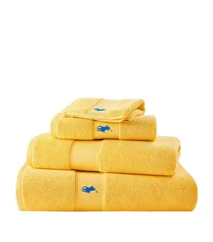Ralph Lauren Polo Player Hand Towel - Yellow