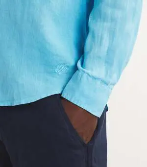 Vilebrequin Linen Caroubis Shirt - Blue
