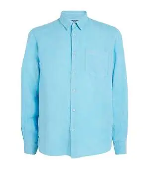 Vilebrequin Linen Caroubis Shirt - Blue