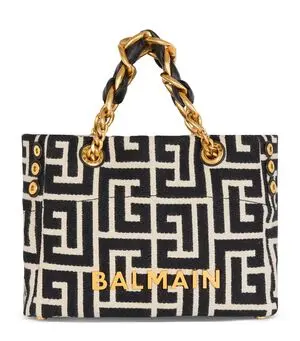 Balmain Small Pb Labyrinth Tote Bag