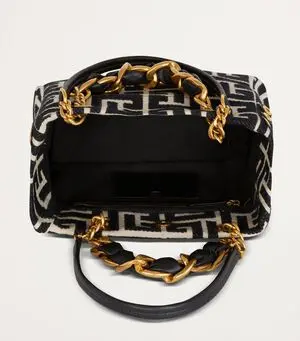 Balmain Small Pb Labyrinth Tote Bag