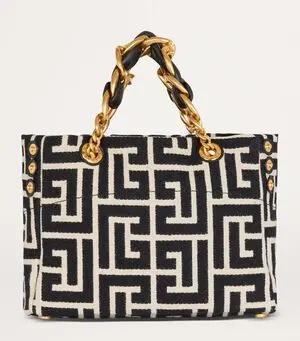 Balmain Small Pb Labyrinth Tote Bag