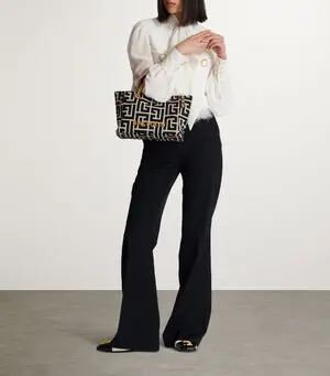 Balmain Small Pb Labyrinth Tote Bag