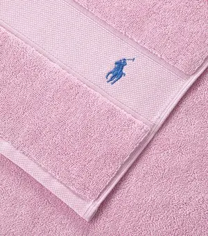 Ralph Lauren Polo Player Bath Sheet - Pink