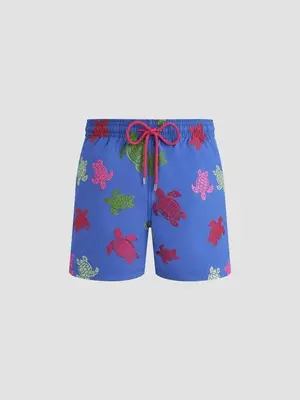 Vilebrequin Turtle Rounds Swim Trunks - Marrakech