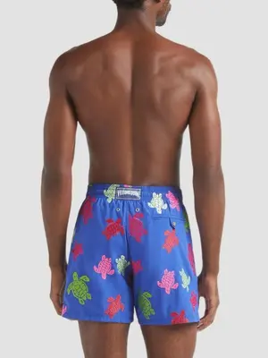 Vilebrequin Turtle Rounds Swim Trunks - Marrakech
