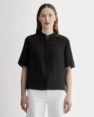 Everlane Washable Silk Popover Top