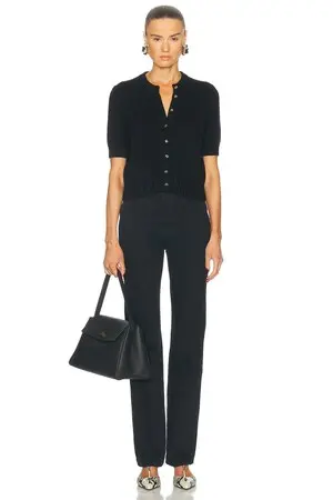 Khaite Nora Cashmere Cardigan - Black