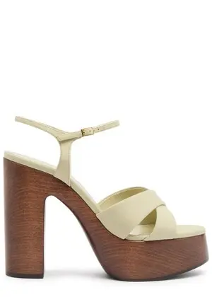Saint Laurent Round Toe Sandals For Women