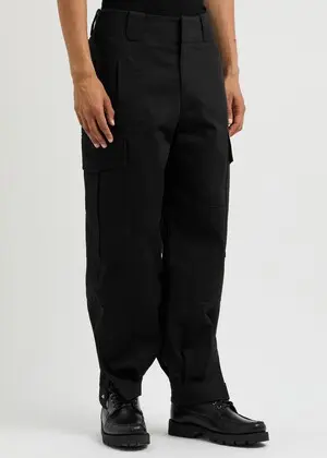 Alexander McQueen Cotton Cargo Trousers
