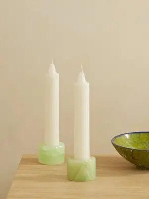 Jia Jia Calcite Candle Holder