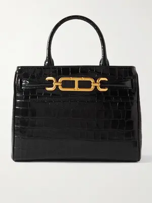 TOM FORD Whitney Small Croc-effect Leather Bag