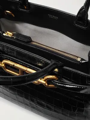 TOM FORD Whitney Small Croc-effect Leather Bag