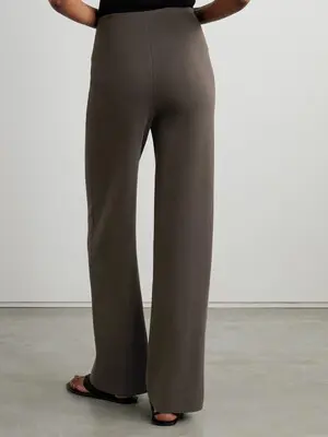 FFORME Perse Wool And Cotton-blend Wide-leg Pants