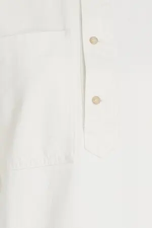 Loulou De Saison Loulou Studio Lato Denim Shirt - Ivory