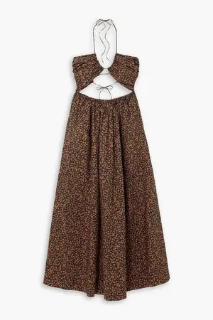 Matteau Cutout Floral-print Maxi Dress
