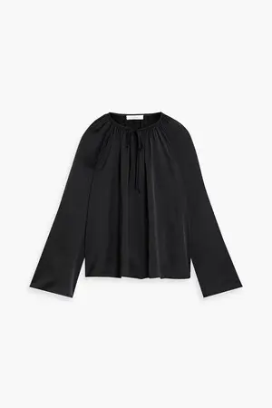 Frame Keyhole Blouses