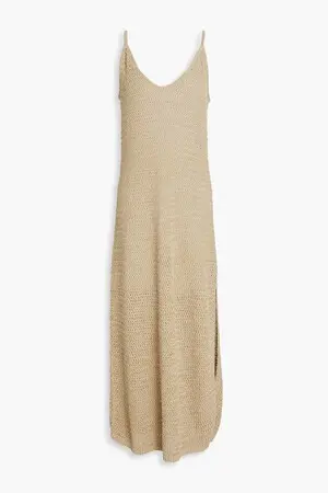 Enza Costa Linen Maxi Dress - Beige