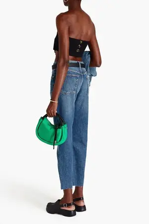 Rag & Bone Cropped High-rise Straight-leg Jeans