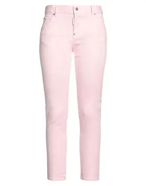 Dsquared2 Skinny Mid-rise Jeans With Leather Trims