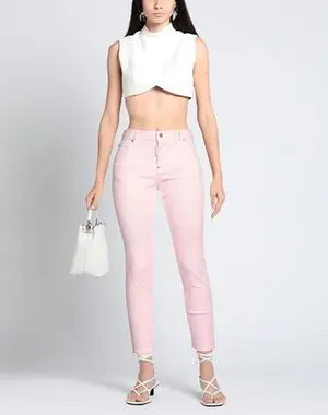 Dsquared2 Skinny Mid-rise Jeans With Leather Trims
