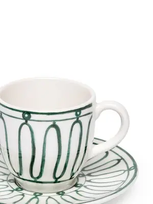Themis Z Kyma Tea Cup And Saucer Set