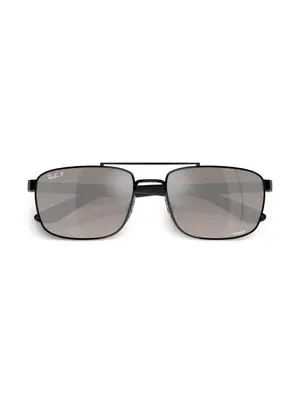 Ray-ban Chromance Rectangle Sunglasses - Black