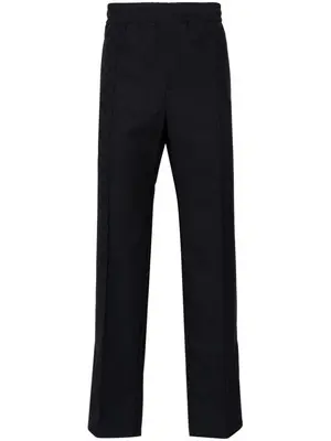 Gucci Gg Supreme Jacquard Straight Trousers - Blue