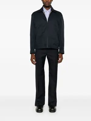 Gucci Gg Supreme Jacquard Straight Trousers - Blue