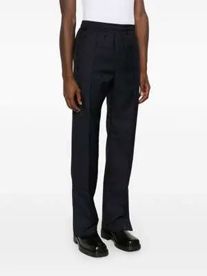 Gucci Gg Supreme Jacquard Straight Trousers - Blue