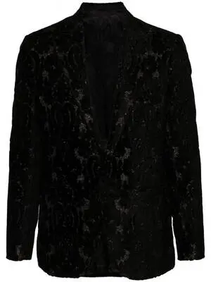 Etro Devoré-effect Single-breasted Blazer