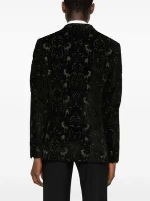 Etro Devoré-effect Single-breasted Blazer