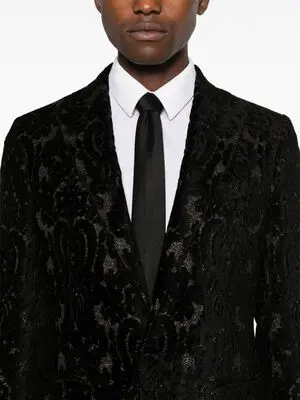 Etro Devoré-effect Single-breasted Blazer