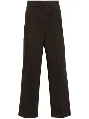 Ami Loose-cut Tailored Trousers - Brown