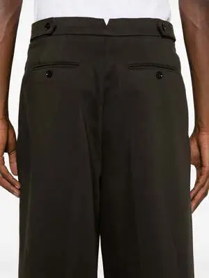 Ami Loose-cut Tailored Trousers - Brown