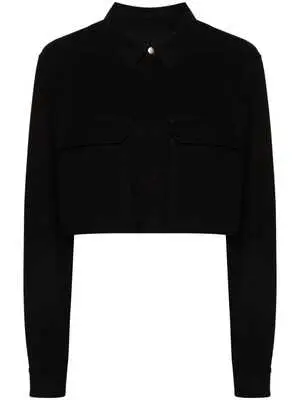 Rick Owens Press-stud Cropped Shirt